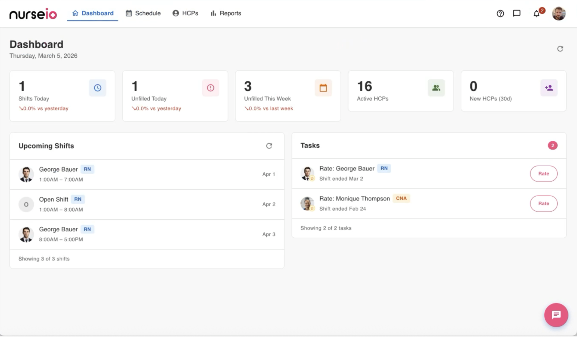 NurseIO — On-Demand Per Diem Healthcare Staffing